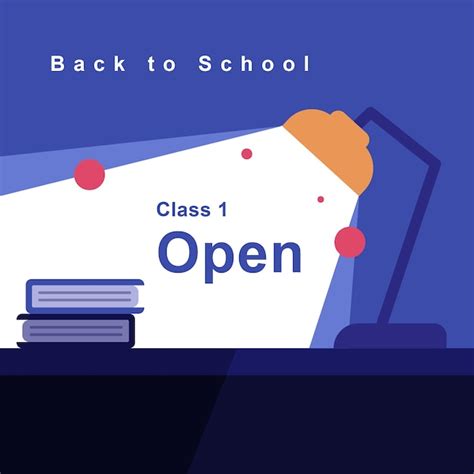 Premium Vector Back To School Class