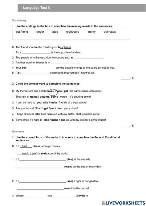 Pearson English… Free Interactive Worksheets 6578813