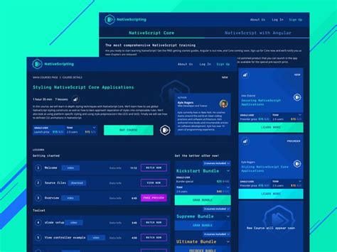 Nativescripting Website Ui Design Tubik