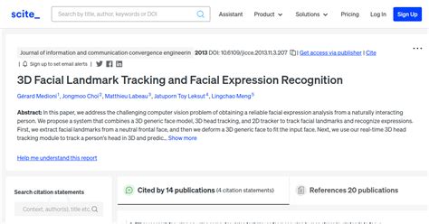 3d Facial Landmark Tracking And Facial Expression Recognition