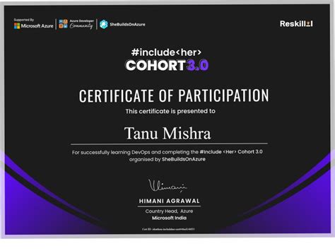 Tanu Mishra On Linkedin Include Shebuildsonazure Womenintech Devops Azuredevelopercommunity