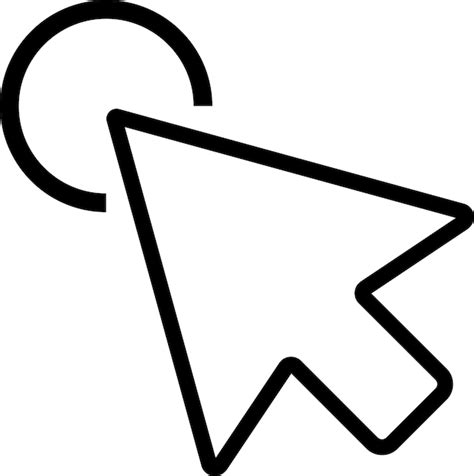 Premium Vector Cursor Click Pointer Mouse Cursor Pointer Icon