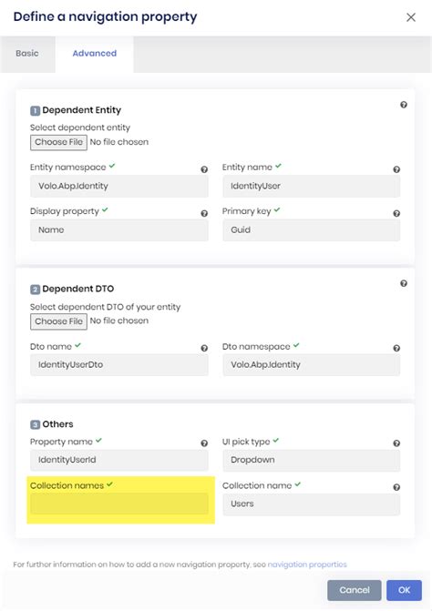 cannot add navigation property for identityuser 3618 support abp io