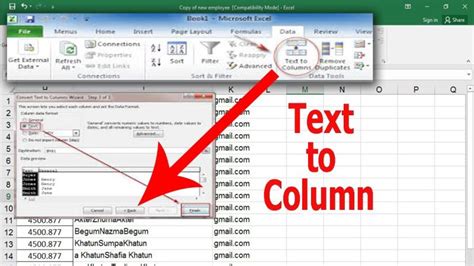 Putul Altab On Linkedin How To Use Excel Text To Columns Excel Text To