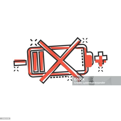 코믹 스타일의 배터리 충전 아이콘 흰색 고립 된 배경에 전원 레벨 만화 벡터 그림 리튬 축적기 스플래시 효과 비즈니스 개념 0명에 대한 스톡 벡터 아트 및 기타 이미지