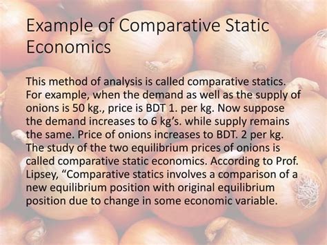 Static Dynamic And Comparative Static Economics