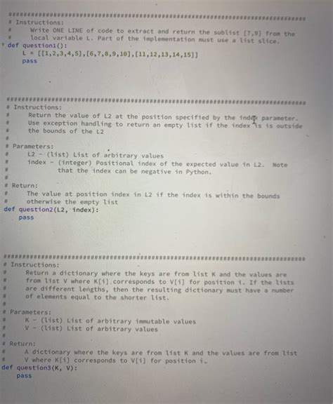 solved instructions write one line of code to extract