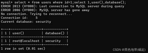 【sql注入 堆叠注入】多语句执行、结合其他注入 Csdn博客