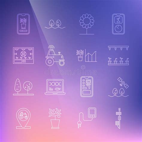 Set Line Standalone Sensor Smart Farm With Drone Automatic Irrigation Sprinklers Flower