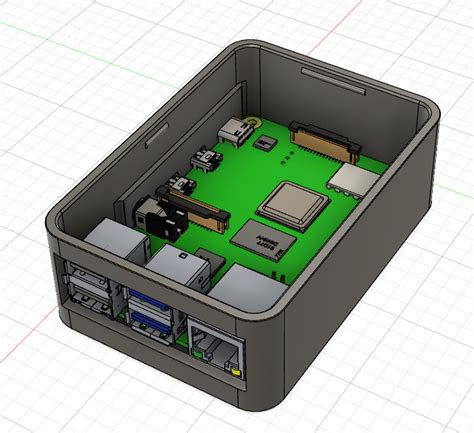 Raspberry Pi 4 Case By Razzorone Download Free STL Model Printables Com