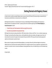 Exploring Windows Registry With FTK Toolkit Tutorial Course Hero