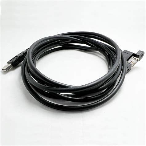 Extensão Cabo USB Macho x USB Fêmea Metros Preto Brasil Box