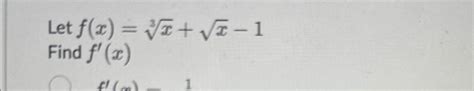 solved let f x x3 x2 1find f x