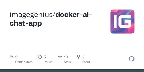 github imagegenius docker ai chat app