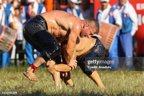 Turkish Oil Wrestlers Photos And Premium High Res Pictures Getty Images
