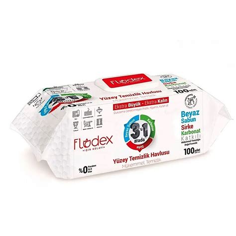 Flodex YÜzey Temİzleme Havlusu 3İn1 100lÜ Kuafö Kuaför
