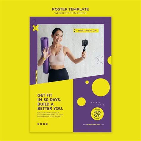 Challenge Poster Psd 100 High Quality Free Psd Templates For Download