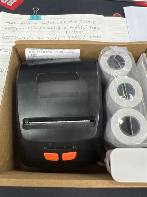 Portable Bluetooth Receipt Printer Computers And Tech Office And Business Technology On Carousell