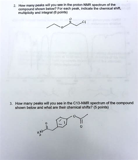 How Many Peaks Will You See In The Proton Nmr Spectrum Of The Compound