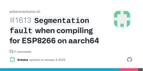 Segmentation Fault When Compiling For ESP On Aarch Issue Arduino Arduino Cli