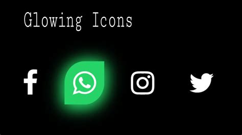 CSS Neon Glow Effect On Icons Tutorial In Hindi Css Neon Hover Neon Light Effect YouTube
