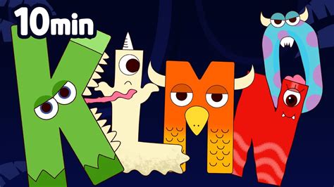 Monster Alphabet Letter K L M N O Song Compilation Youtube