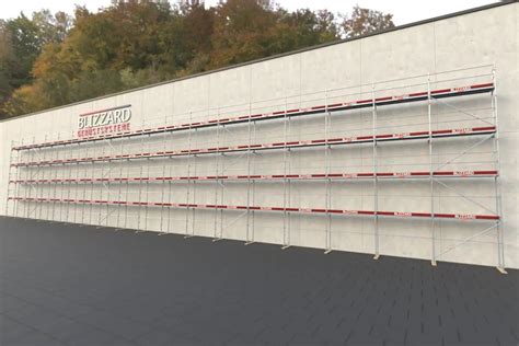 Steel Scaffolding With 521 M² With Wooden Deck Scaffolding Façade