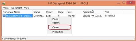 HP Designjet Printers Print Jobs Stuck In Print Queue Windows HP Customer Support