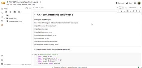 Aicp Eda Internship Task Week 5 Waheed Ullah Posted On The Topic