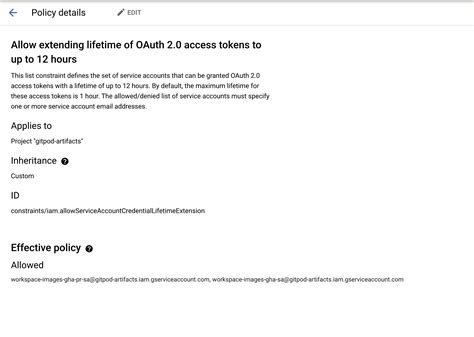 Access Token Lifetime Is Failing With Permission Denied Error Issue Google Github