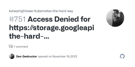 Access Denied For Kubernetes The Hard