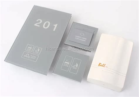 12volt Solution Customized 6 Gang Touch Switch For Smart Hotels