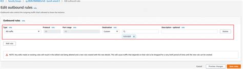 how to configure security rules in amazon ec2 instance