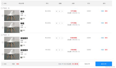 使用vue搭建一个可单选，全选，删除的购物车vue3 全选 单选 提交删除数据 Csdn博客