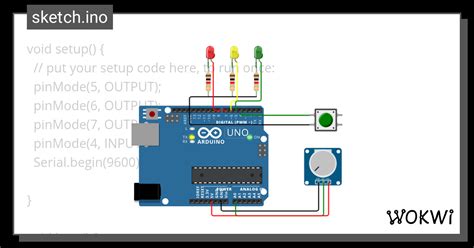 Penyeberangan Jalan Wokwi Esp32 Stm32 Arduino Simulator