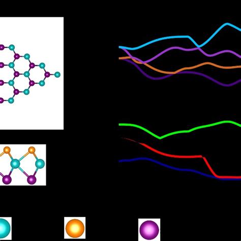 A Top And Side View Of The Equilibrium Structure Of The 2d Monolayer
