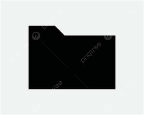 Folder Icon Vector Empty Background Vector Vector Empty Background