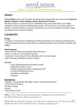 Vertex Design PDF