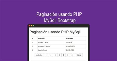 Paginación De Tablas Dinámicas Con Javascript Y Jquery Librería La Tijera