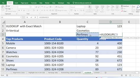 Microsoft Excel Full Course Vlookup With Exact Match Vlookup