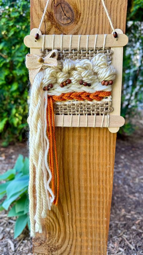 Tiny Complete Weaving Loom Kit Video Tutorial Learning The Basics Of