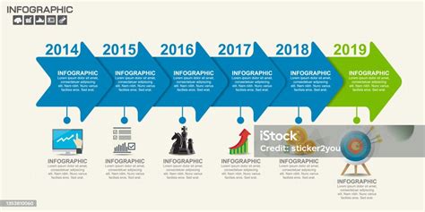 인포그래픽 화살표 디자인 템플릿 6 단계와 데이터를 위한 장소 벡터 그림입니다 0명에 대한 스톡 벡터 아트 및 기타 이미지 0명 개념 다이어그램 Istock