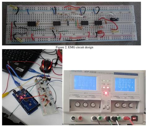 Connection Of Emg Circuit Design And Arduino Emg