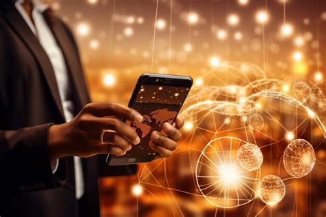 Premium Ai Image Modern Society Smartphone Communication In The Digital Era Generative Ai