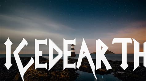 Iced Earth Font Download Free For Desktop Webfont