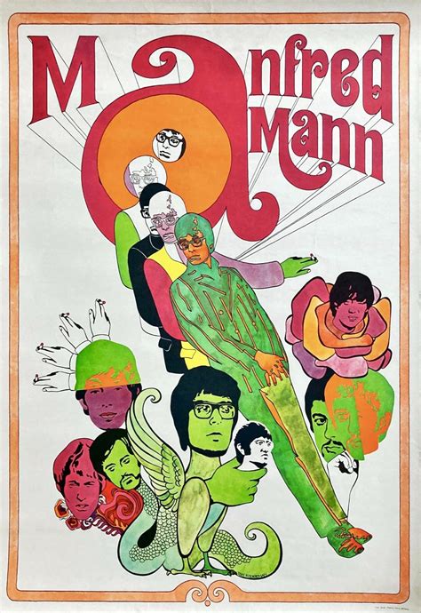 Mann Manfred Concert Poster Konzert Plakat 1968 Ton Kooreman ⋆ Popdom