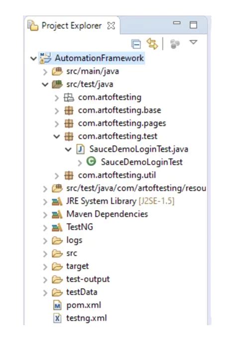Automated Testing What Is The General Structure Of An Automation Framework Built In Selenium