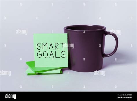 Inspiration Showing Sign Smart Goals Business Concept Mnemonic Used As