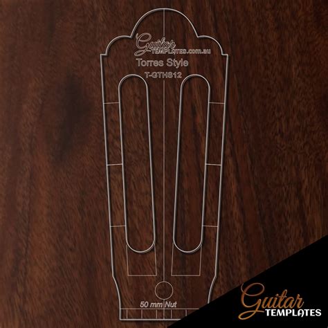 Gt Acoustic Headstock 12 Torres Style Classical Guitar Templates