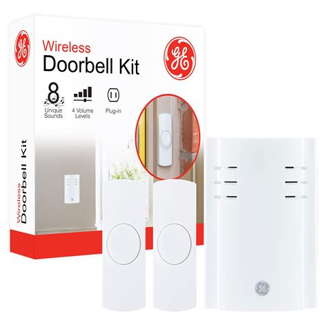 Ge Plug In 8 Chime Wireless Door Chime Kit White Jasco